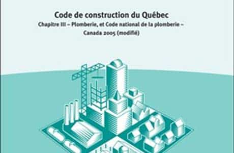 Nouvelle édition du chapitre Plomberie du Code de construction du ...